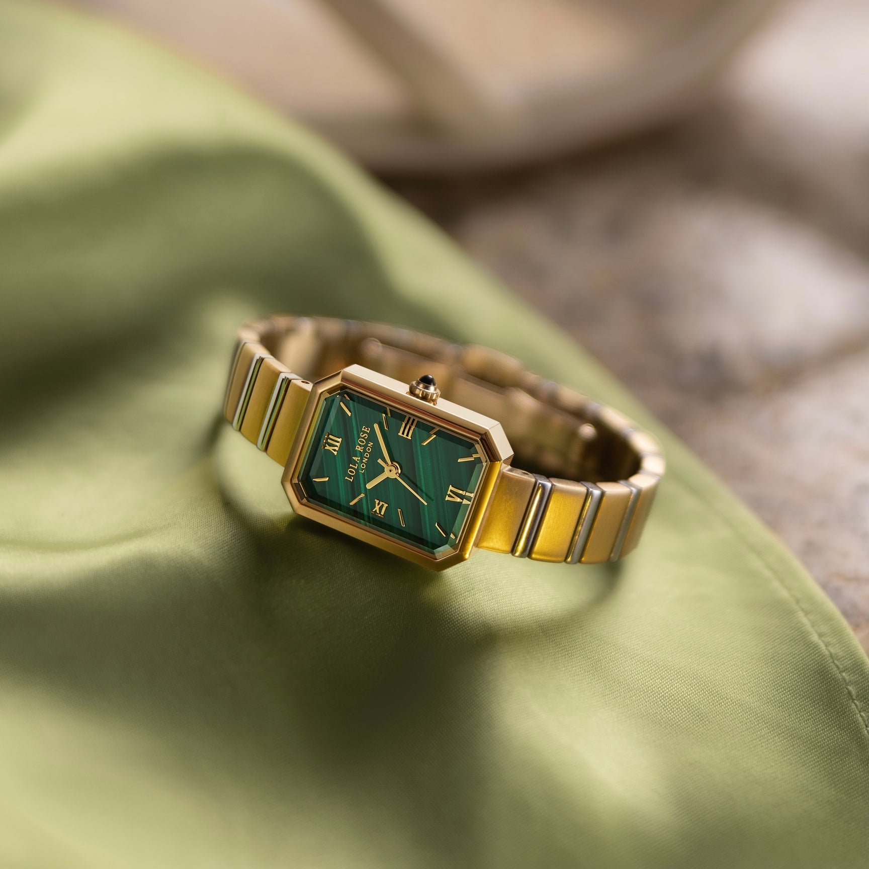 Lola Rose Green Onyx Watch